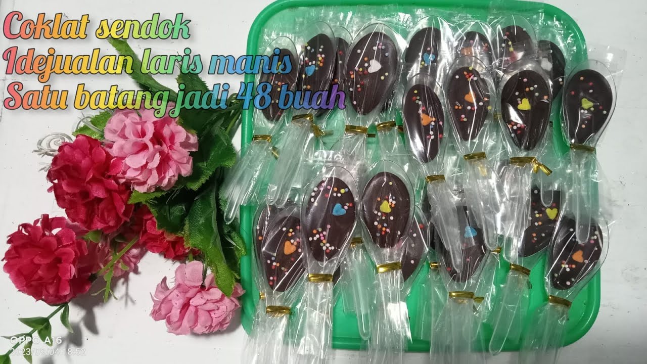 COKLAT SENDOK springkle warna-warni - YouTube