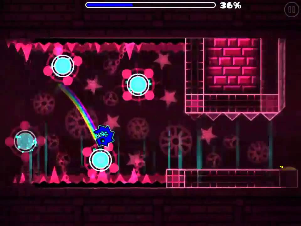 Galaxy Purple geometry dash #online level - YouTube