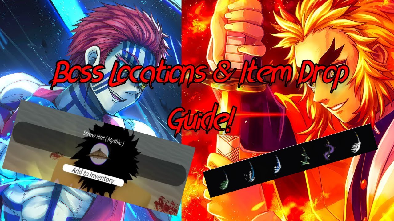 Project Slayers👺 Every Boss Location and Item drops! - YouTube