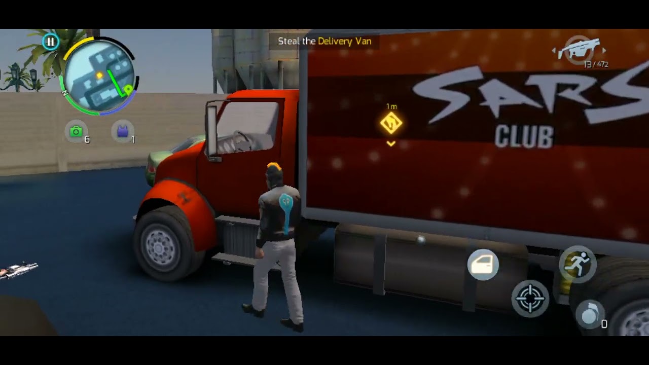 steal the delivery Van and escape the police || Gangstar Vegas 4 :World ...