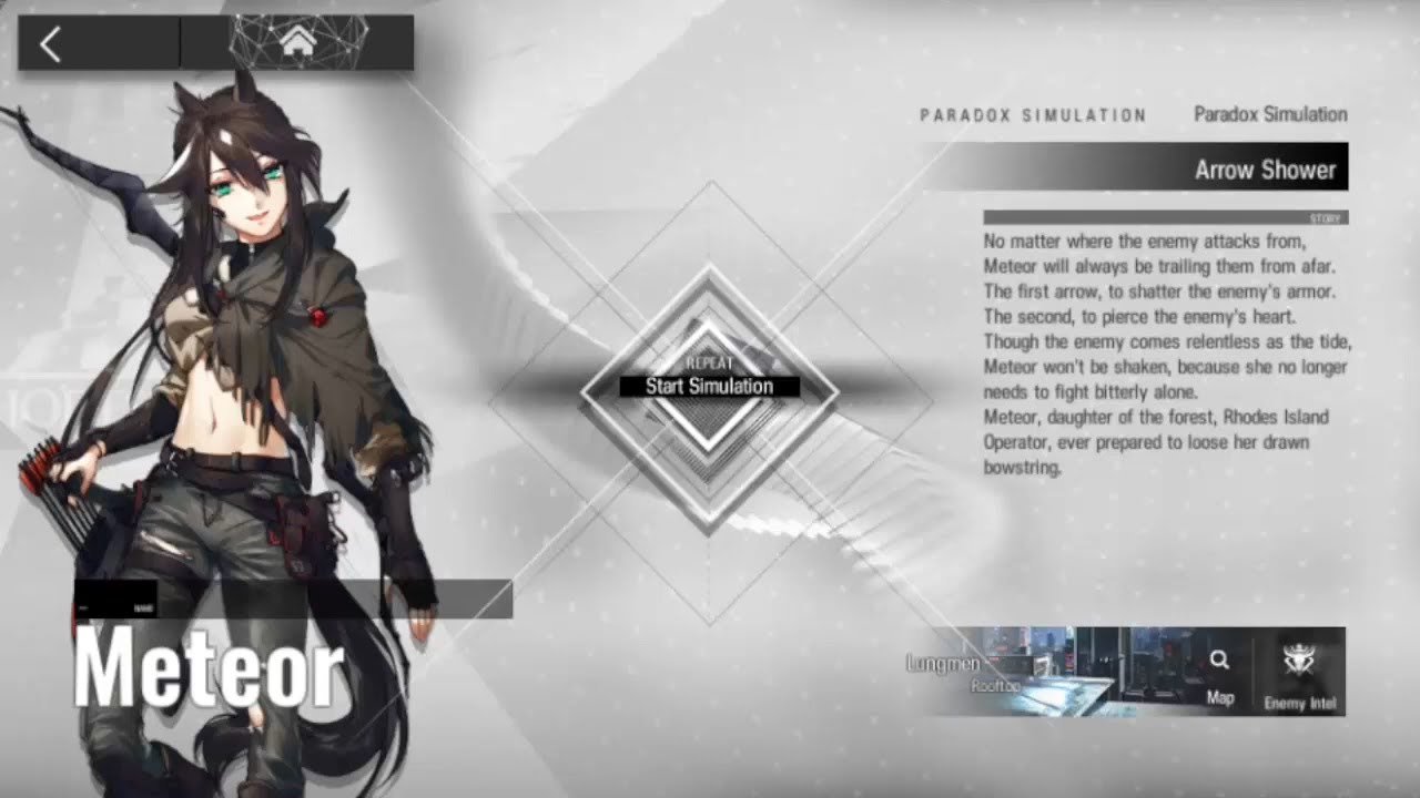 [Arknights] Paradox Simulation: Arrow Shower (Meteor) - YouTube