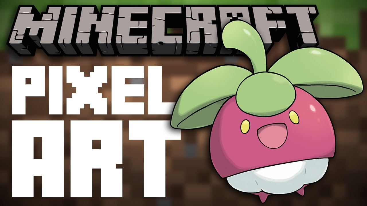 Bounsweet - Minecraft Pixel Art Speed Build - YouTube