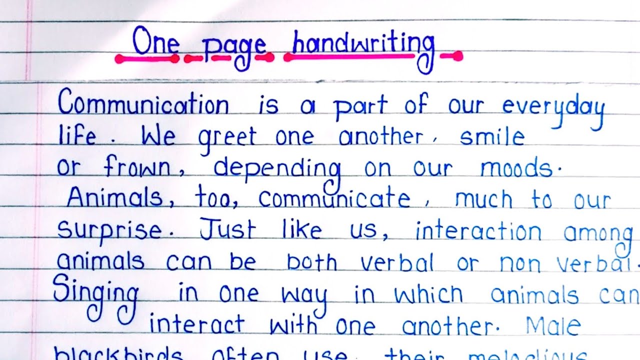 One page handwriting practice 2025 || Handwriting kaise sudhare - YouTube