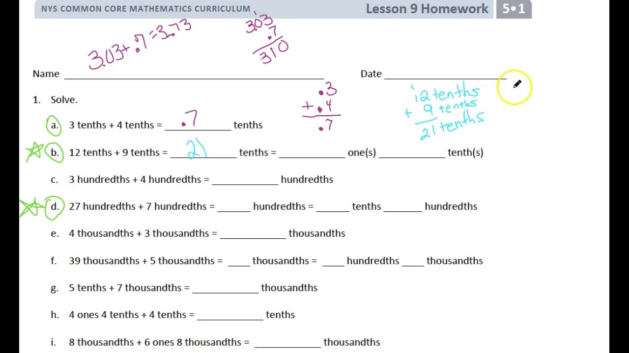 Lesson 9, Module 1 - YouTube