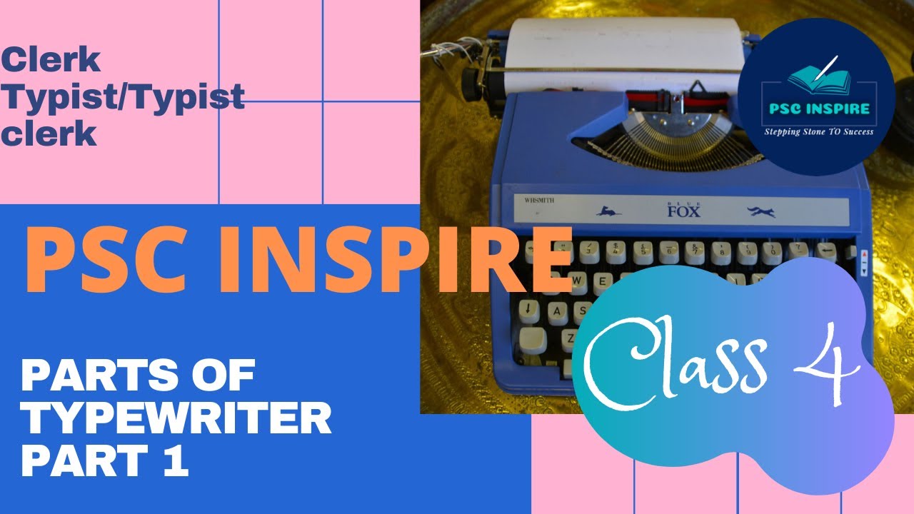 Clerk Typist/Typewriter class-4 - YouTube
