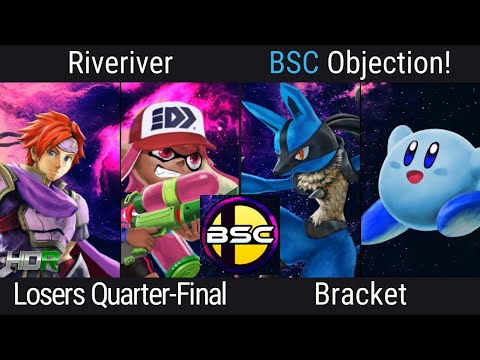 BSC A.R.CADE Series #47 Loser's Quarter Final: Riveriver (Inkling,Roy) vs Objection! (Lucario ...