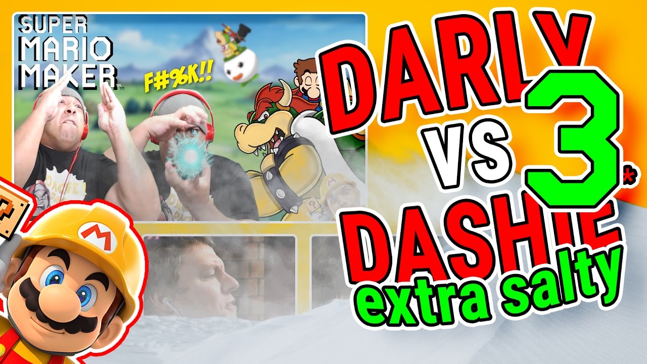 DARLY vs DASHIE LEVELS #3 | Super Mario Maker - YouTube