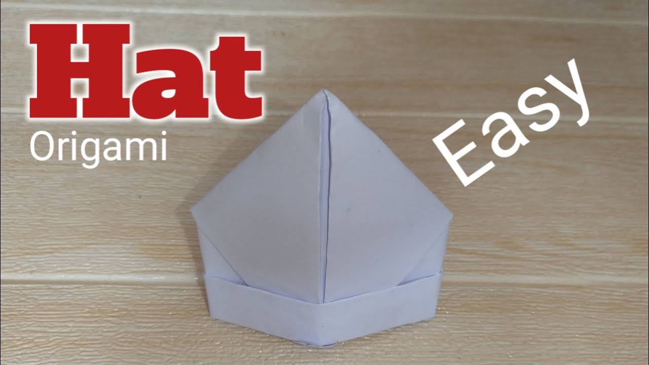 How to Make a Beautiful and Easy Paper Hat #how #diy - YouTube