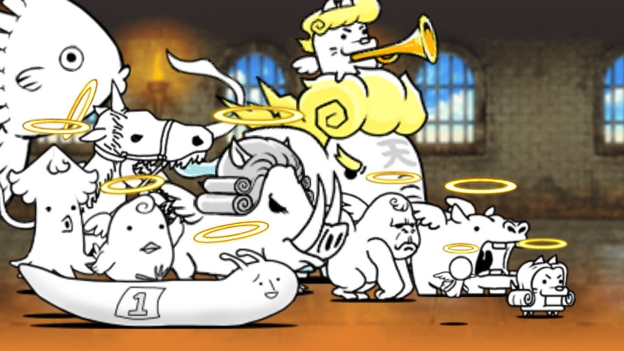 The Battle Cats - Angel Citadel!! - YouTube