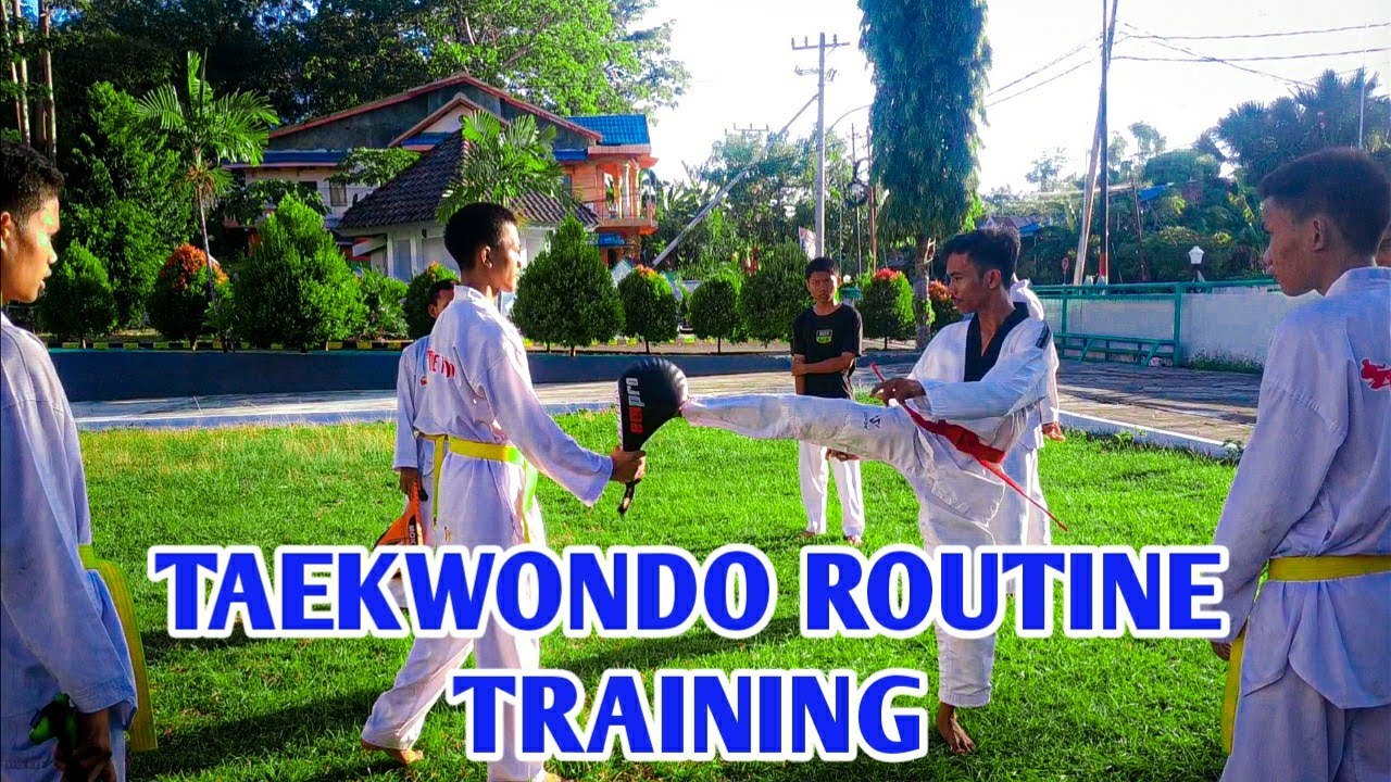 ROUTINE TRAINING TAEKWONDO MARTIAL ART. SELAYAR TAEKWONDO CLUB (STC ...