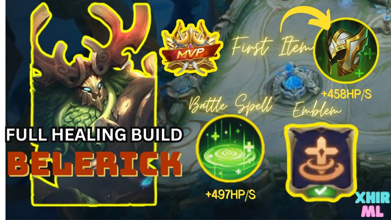 MASTER TIER MVP | BELERICK WITH FULL HEALING SET 🔥🔥BELERICK BEST BUILD ...