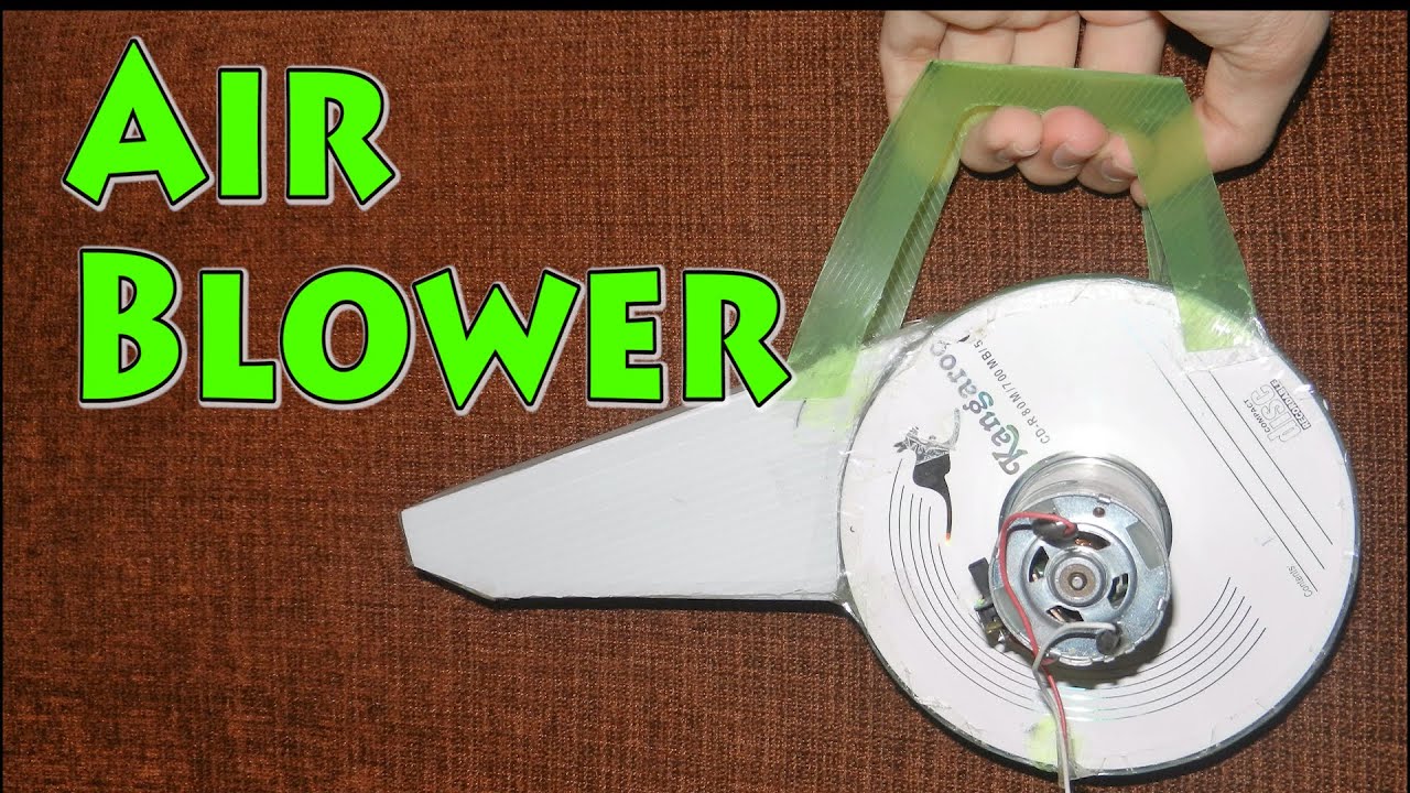 How to Make a Powerful Air Blower Tutorial - YouTube