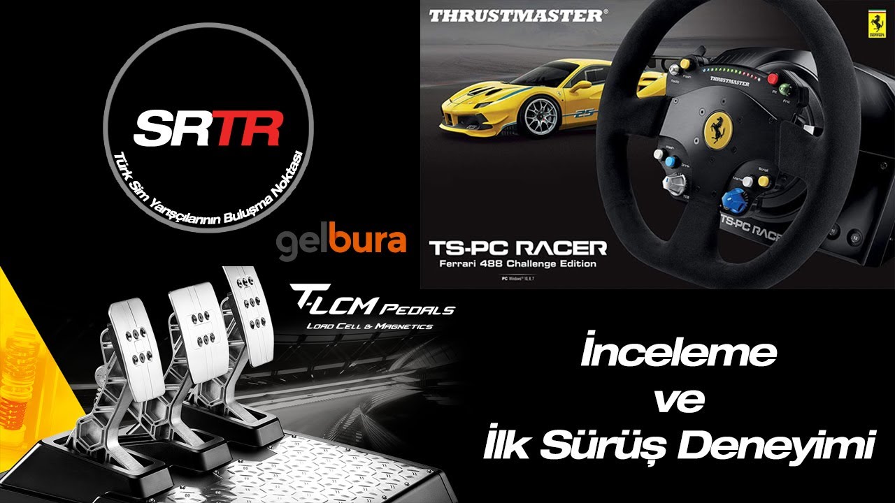 Thrustmaster TS-PC RACER Ferrari 488 Challenge Edition ve T-LCM ...