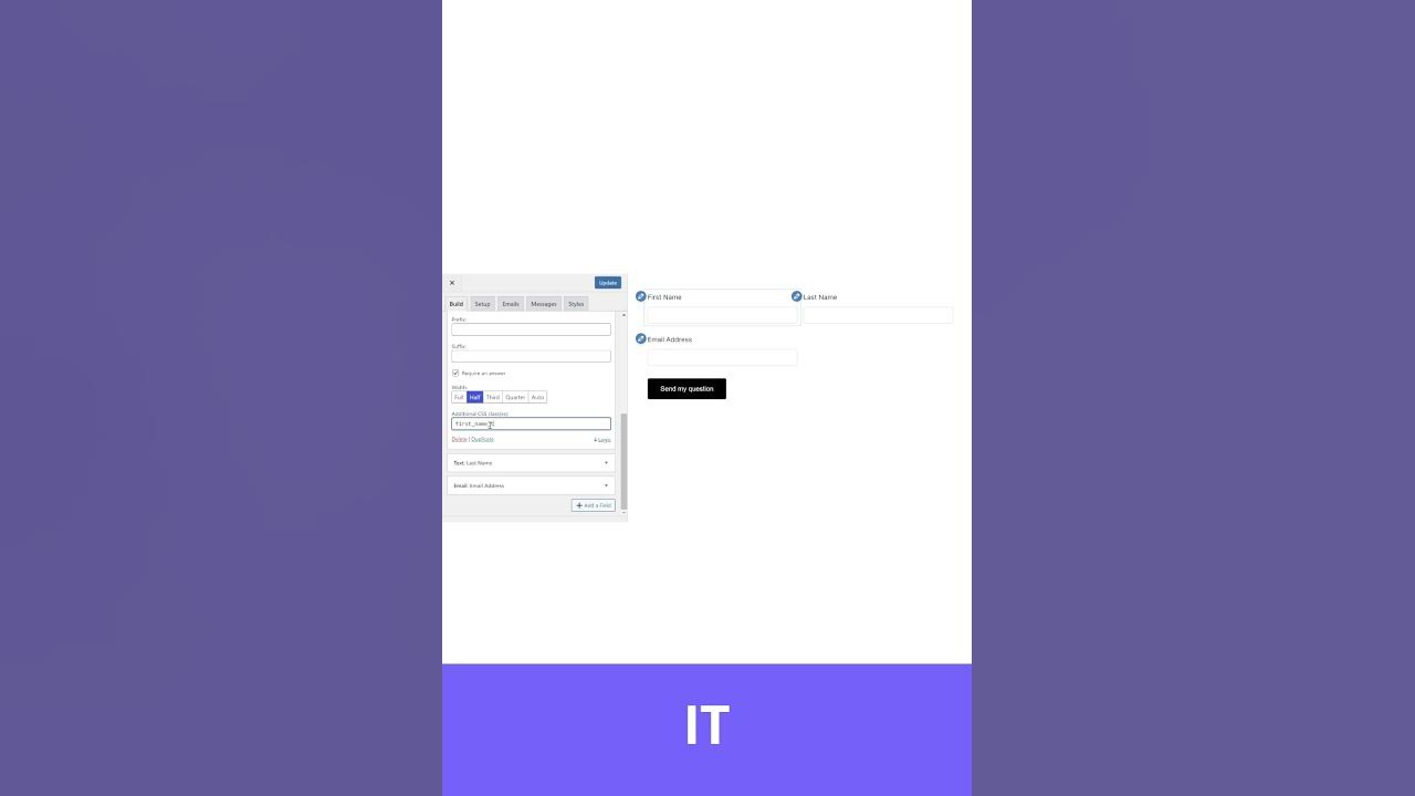 How to Add Custom CSS to Happyforms using WordPress - YouTube