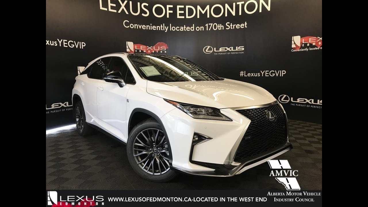 White 2017 Lexus RX 350 F Sport Series 3 Walkaround Review West ...