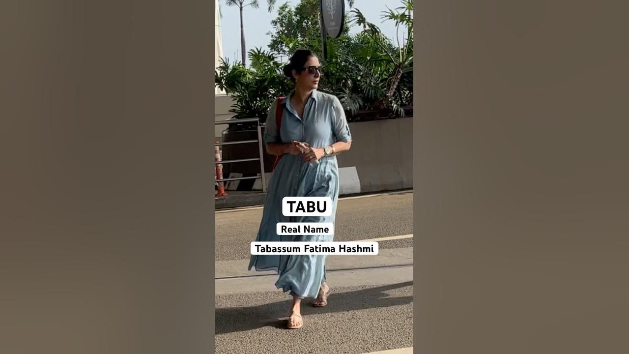 #tabu real name is Tabassum Fatima Hashm #bollywood - YouTube