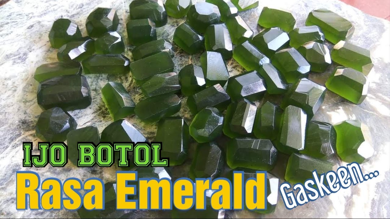 BATU IJO BOTOL RASA EMERALD - YouTube