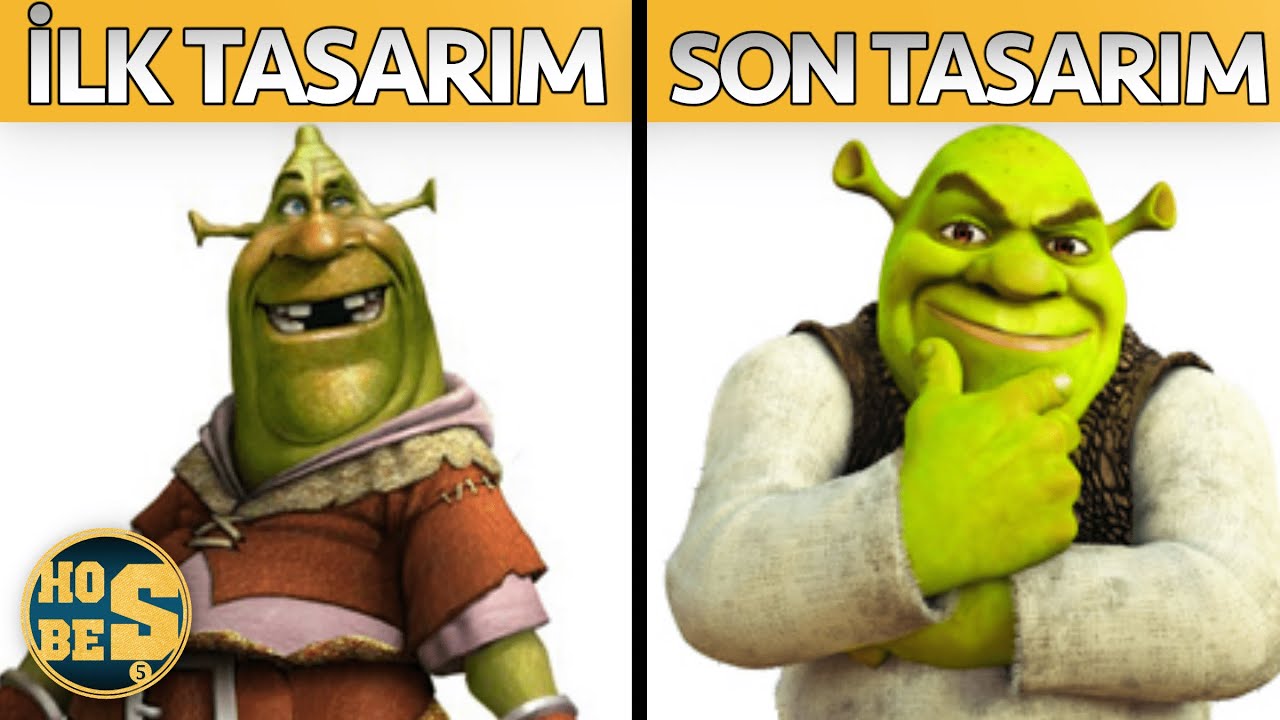 Başta Berbat Tasarlanan 5 Film Karakteri (Shrek'ten Avatar'a) - YouTube