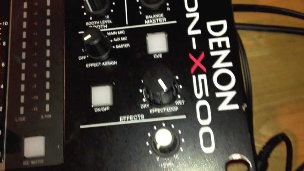 Denon X-500 Rackmount Mixer In-Depth Overview - YouTube