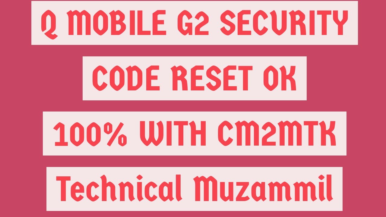 Q MOBILE G2 FORMATE WITH CM2 DONLE 100% OK - YouTube