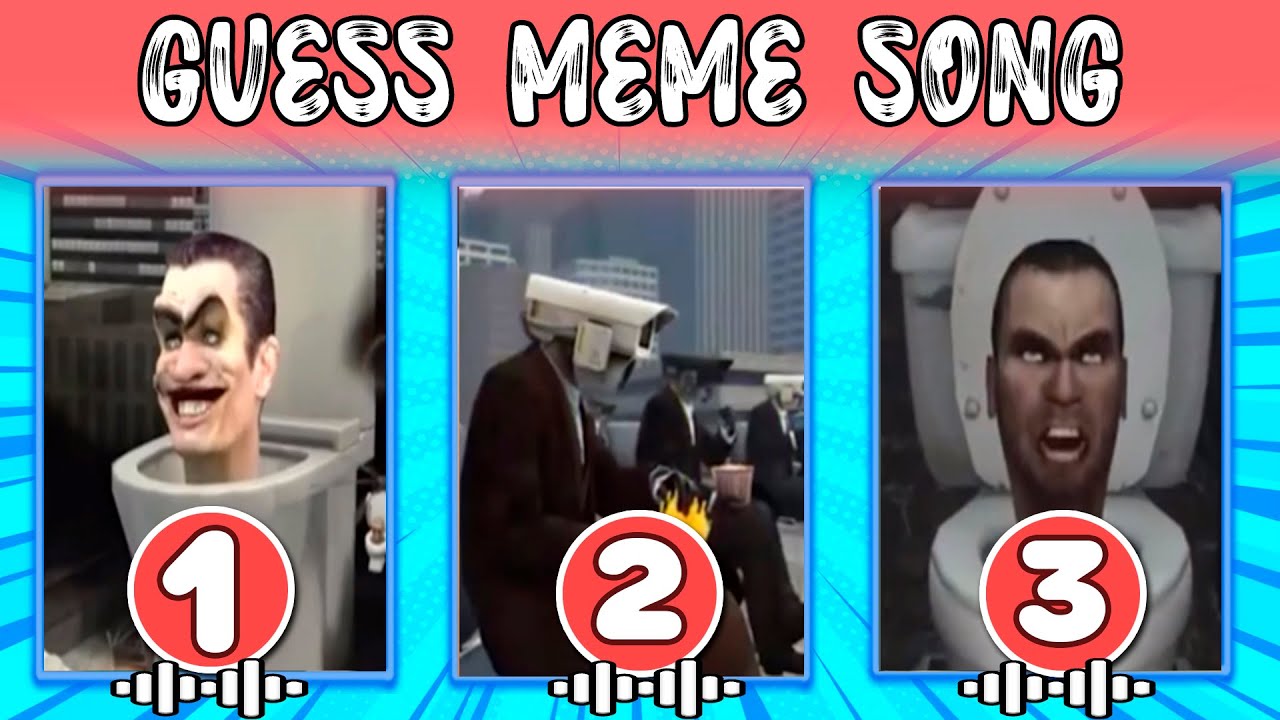 Guess the Meme Song | 2023 Memes Quiz SKIBIDI - YouTube