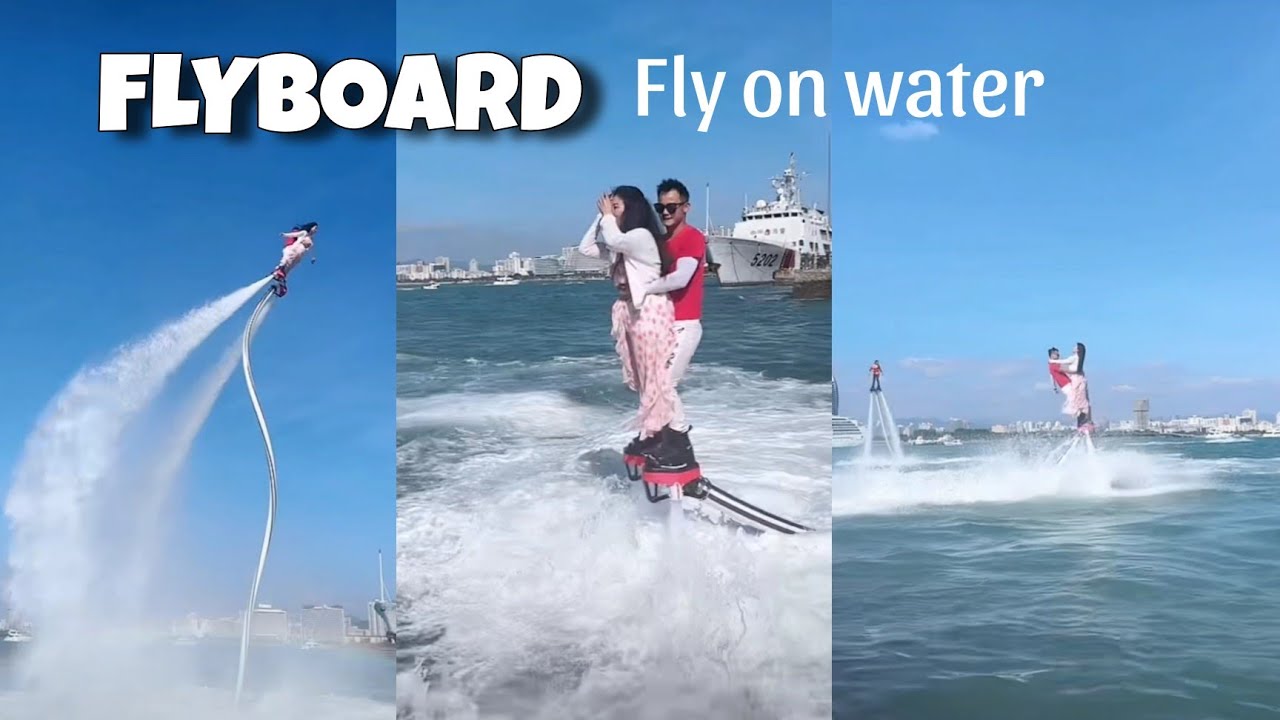 Flyboard Ride Fun 💦😍😎 Unforgettable moment fly on the water - YouTube