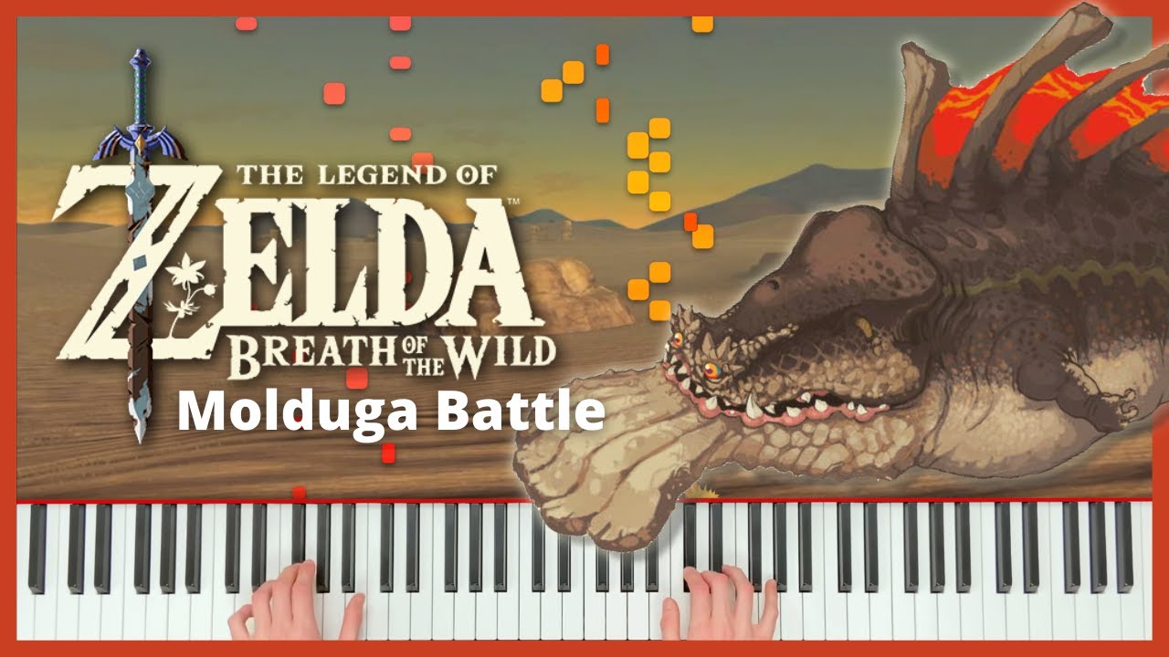 Molduga Battle - The Legend of Zelda: Breath of the Wild | Piano Cover ...