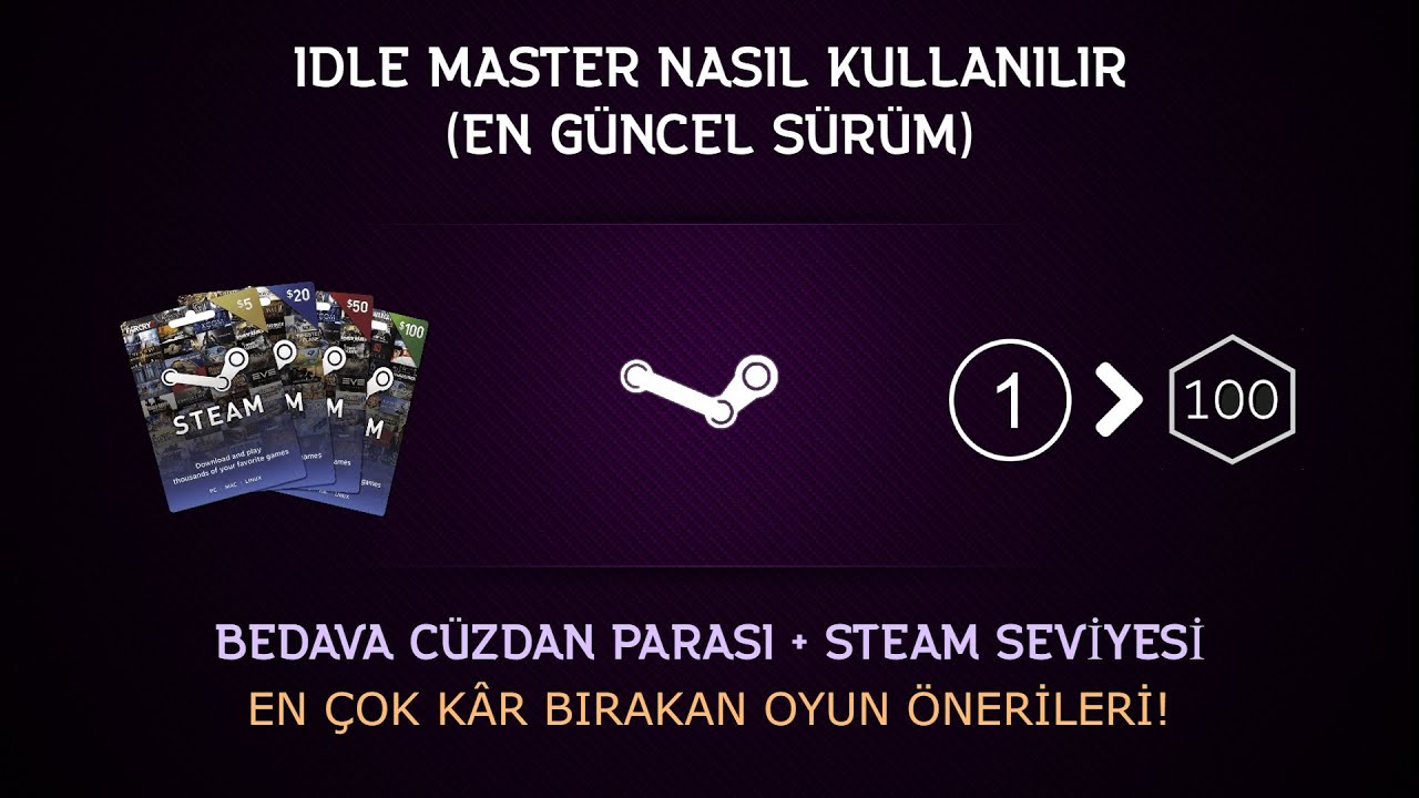 STEAM • IDLE MASTER 2023 REHBER • PARA, LEVEL KAZANMA + GÜNCEL KARA ...