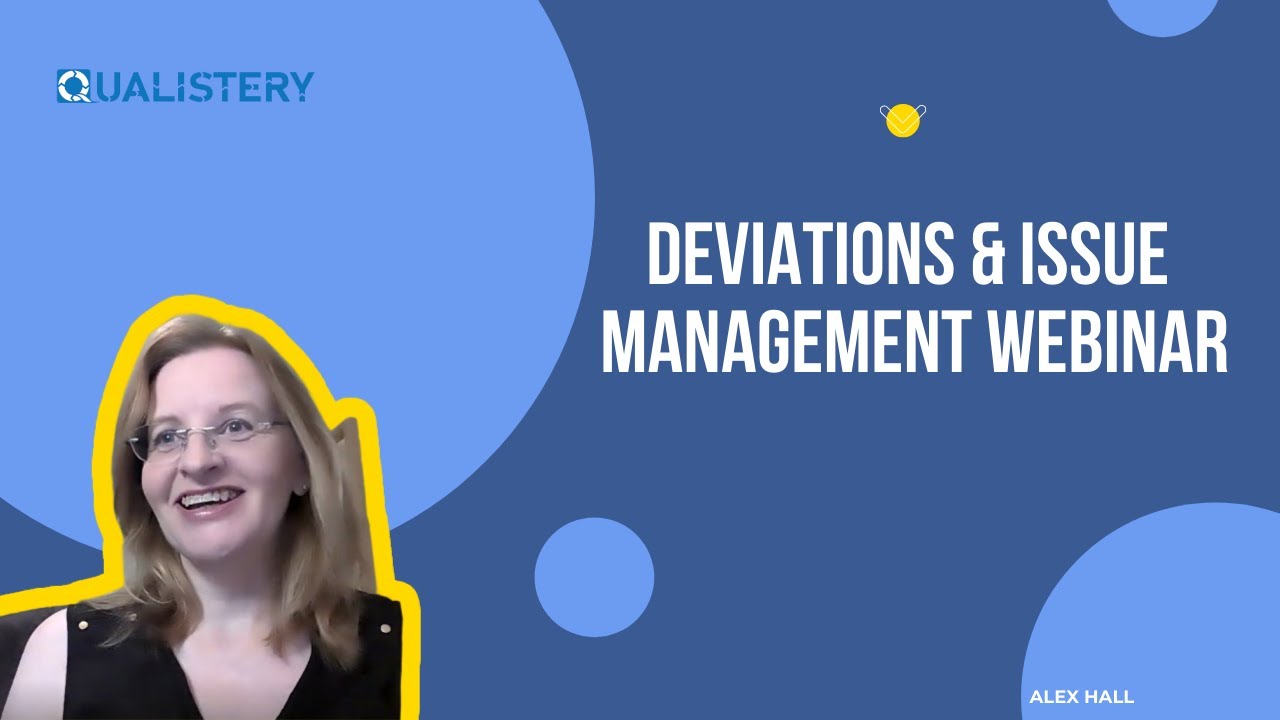 Deviations & Issue Management Webinar - YouTube