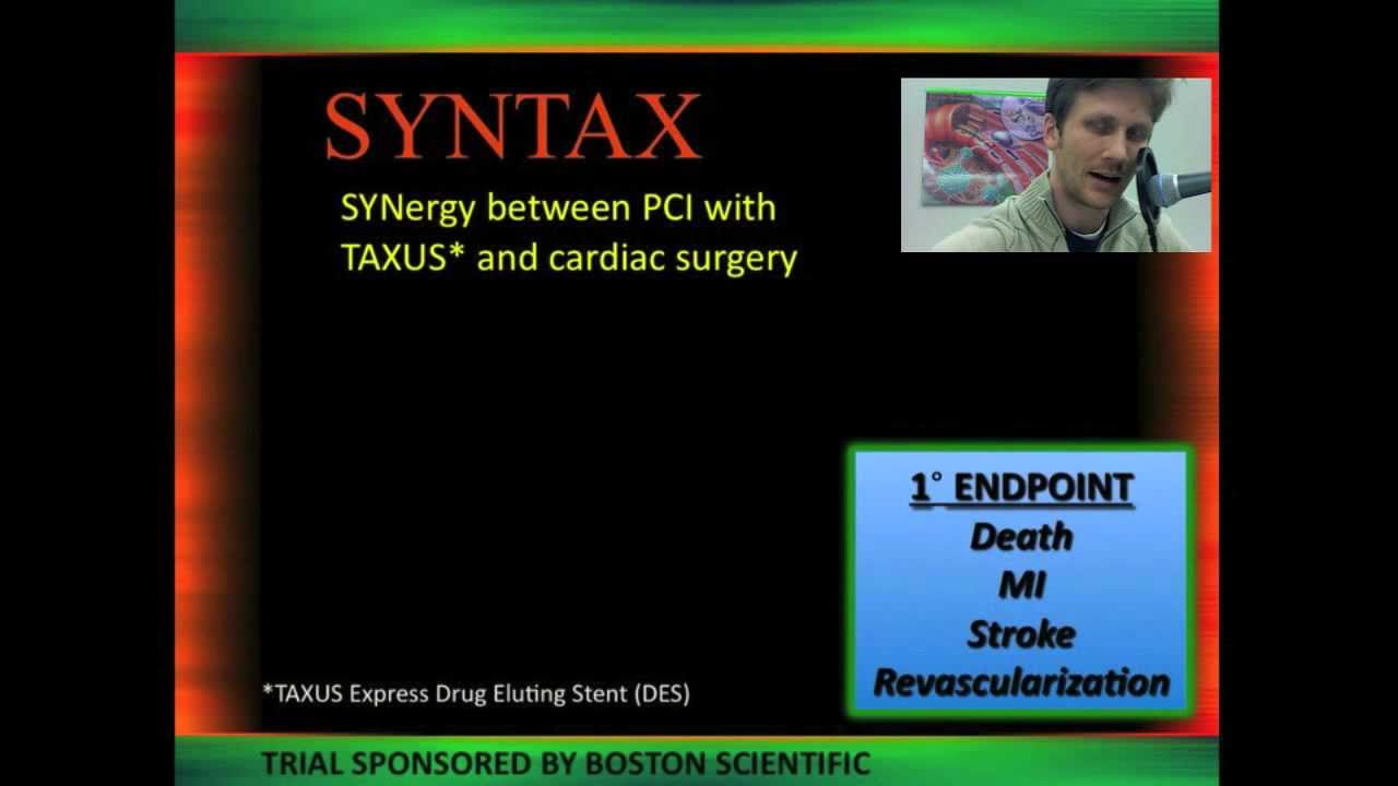 SYNTAX Trial: PCI vs CABG - YouTube