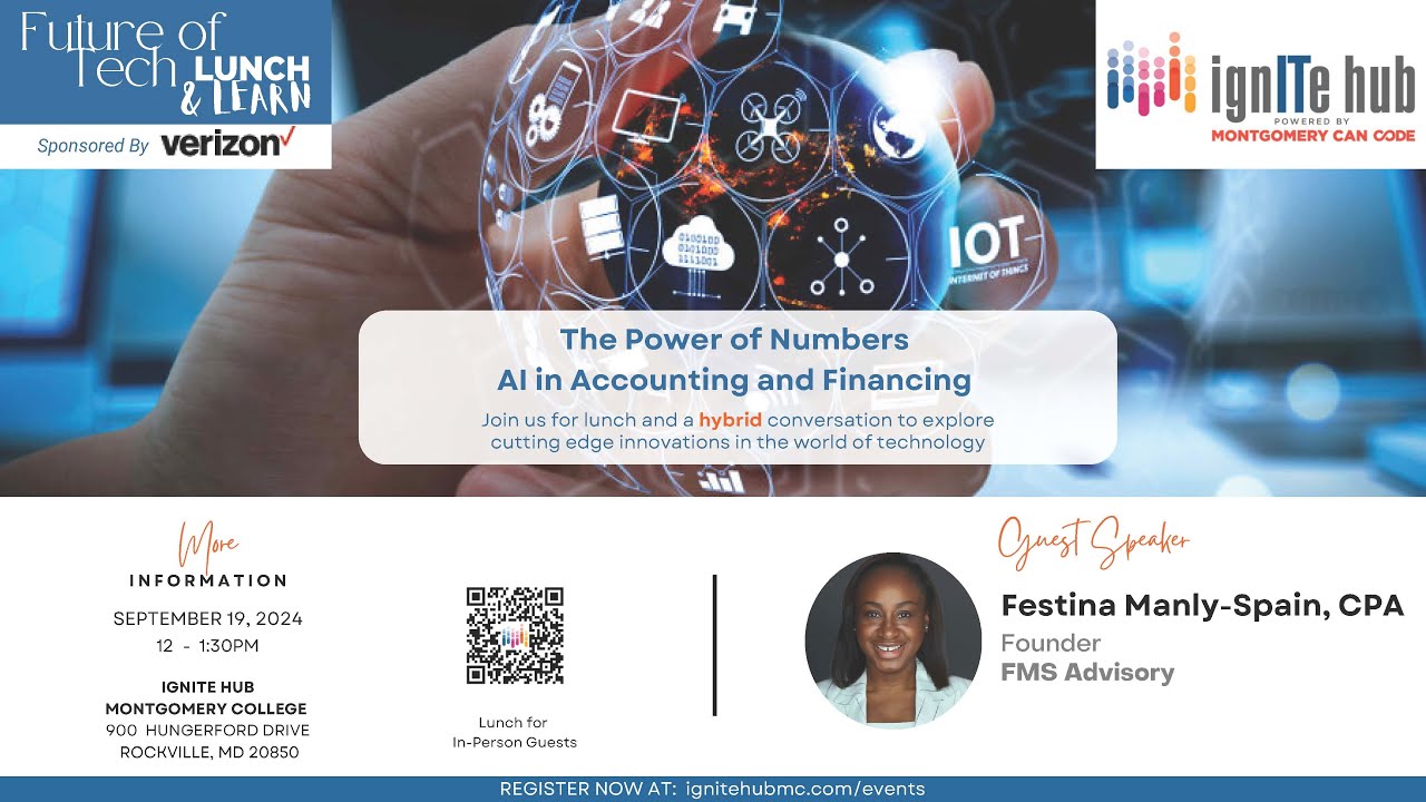 Future of Tech Lunch & Learn Speaker Series: The Power of Numbers: AI in Accounting and Finance ...