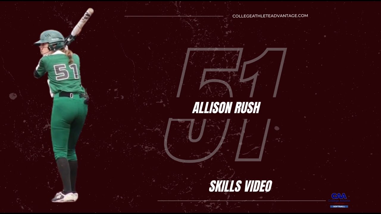 Allison Rush (2027) - College Athlete Advantage Softball - YouTube