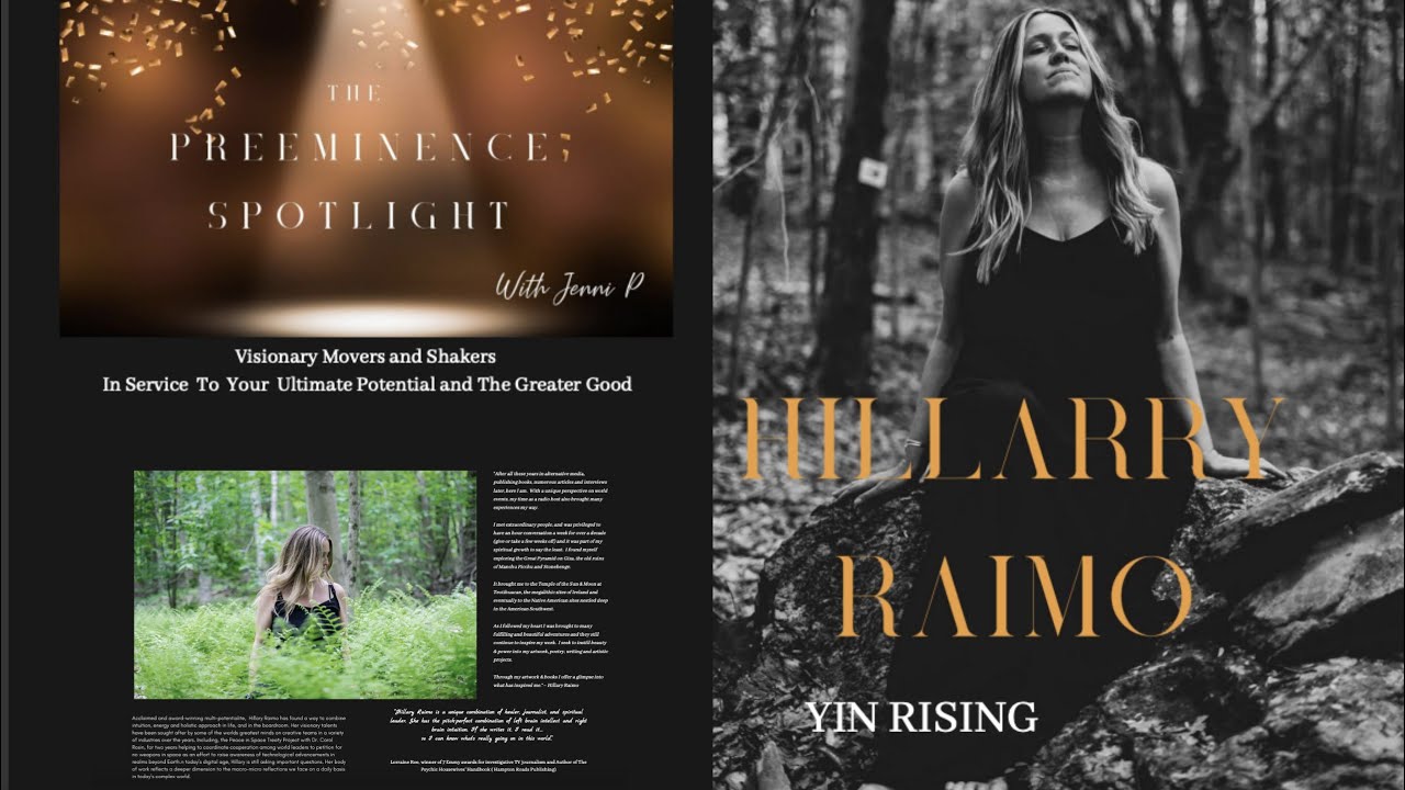 Hillary Raimo Interviewed in House of Preeminence Magazine France - YouTube