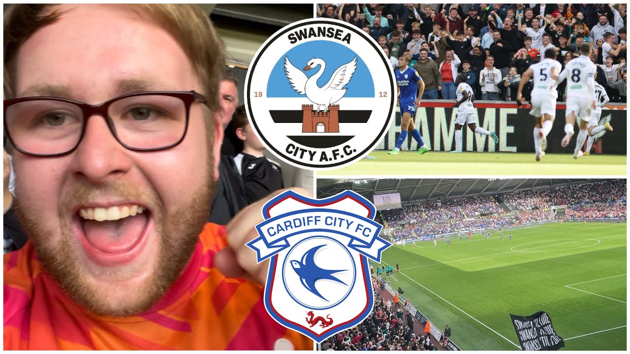 Swansea City 2-0 Cardiff City | 3 WINS IN A ROW IN THE SOUTH WALES DERBY! | Match Vlog #98 - YouTube