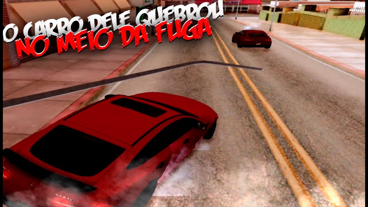 O Carro Dele Quebrou No Meio Da Fuga Gta Mta Rp Youtube