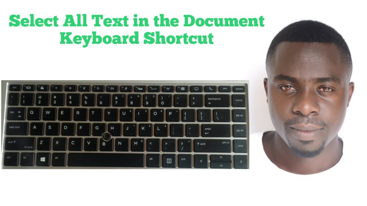 How to Select All Using Keyboard Shortcut on windows Computers - YouTube