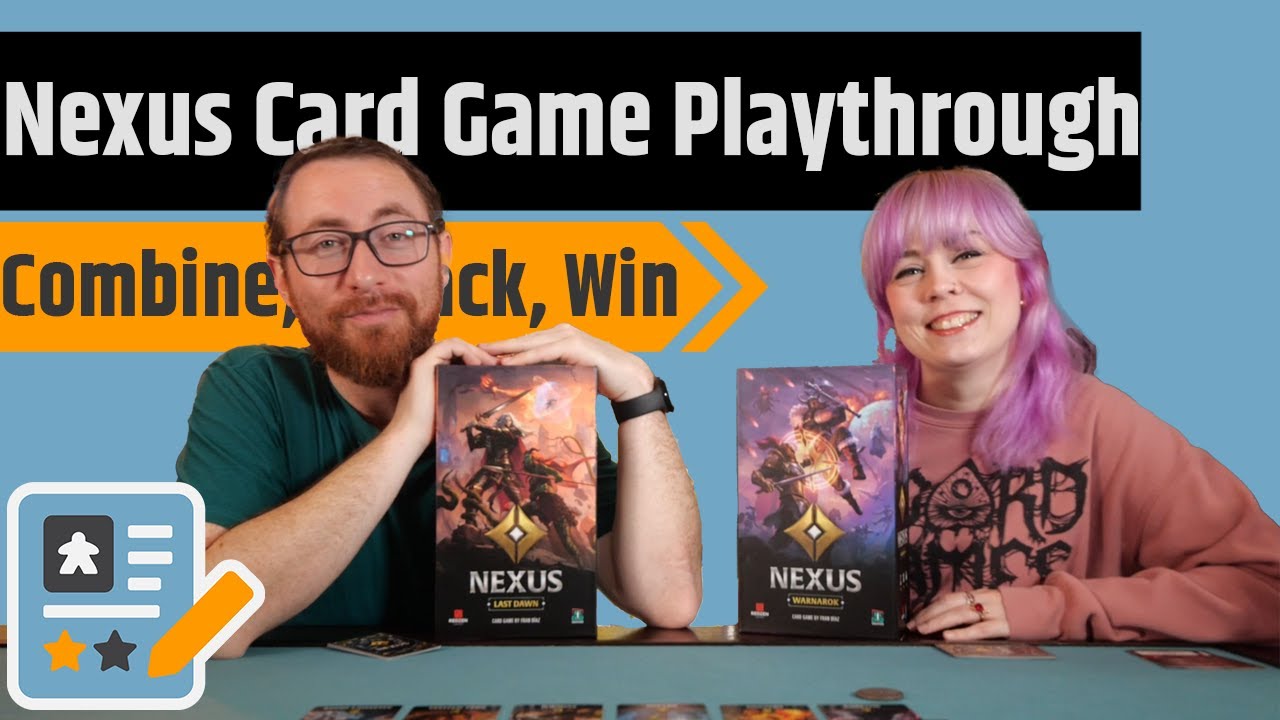 Nexus Card Game Playthrough - Combine, Draw, Play, Destroy! - YouTube