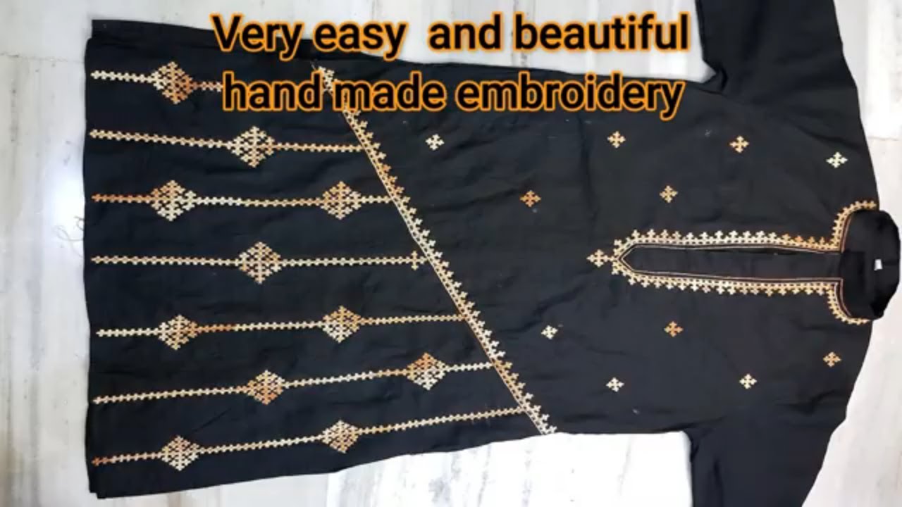Panjabi hand embroidery all over designs | boys panjabi design | all ...