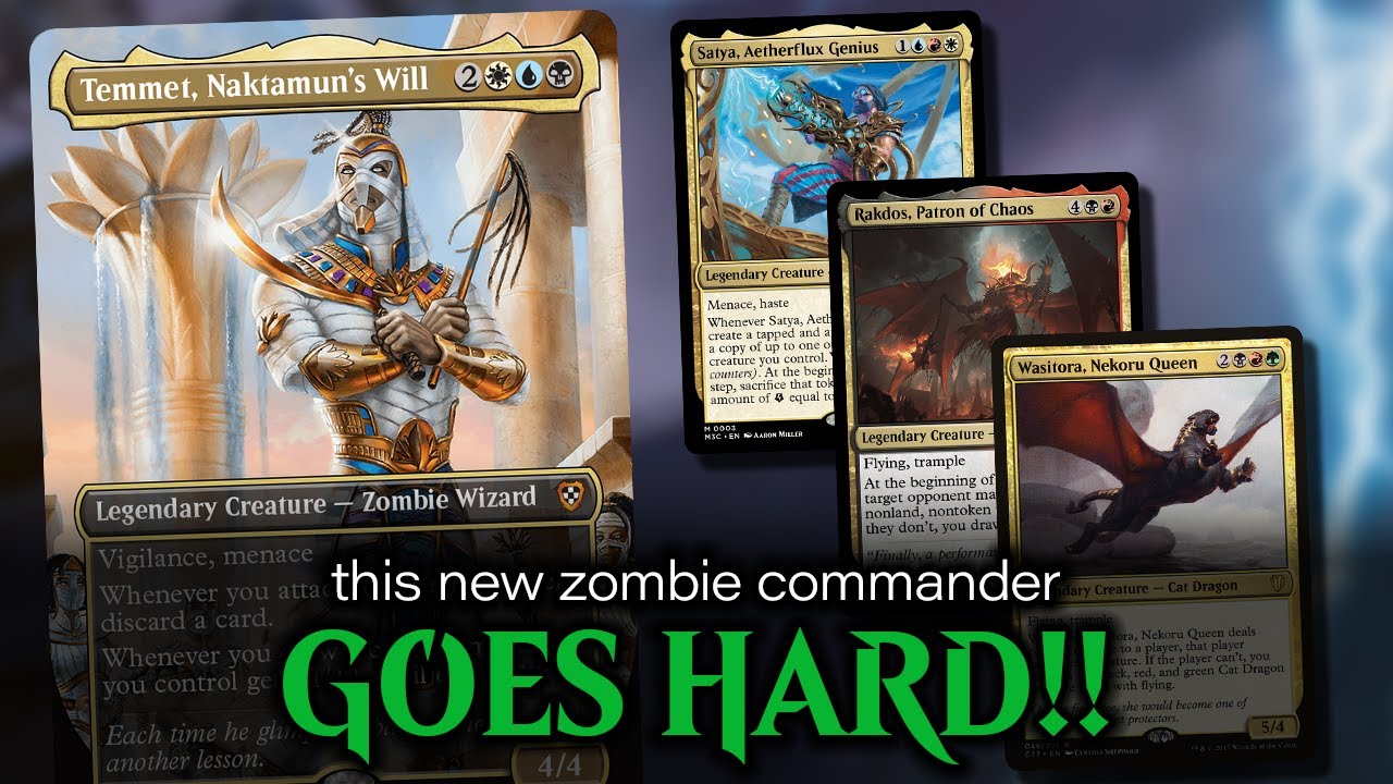 Temmet Esper Zombies Get HUGE!! | MTG Commander Gameplay | tribalkai ...