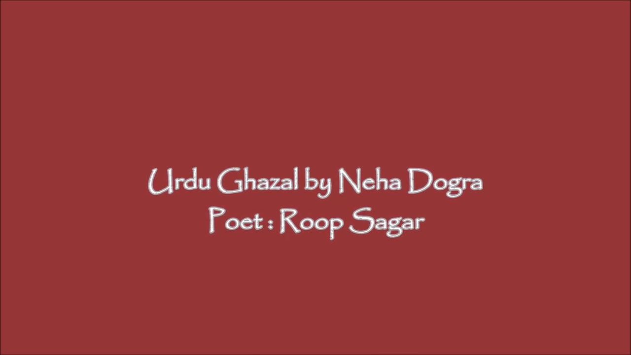 मेरी आंखो मैं प्यास रह्ती है Gazal by neha Dogra Nangal - YouTube
