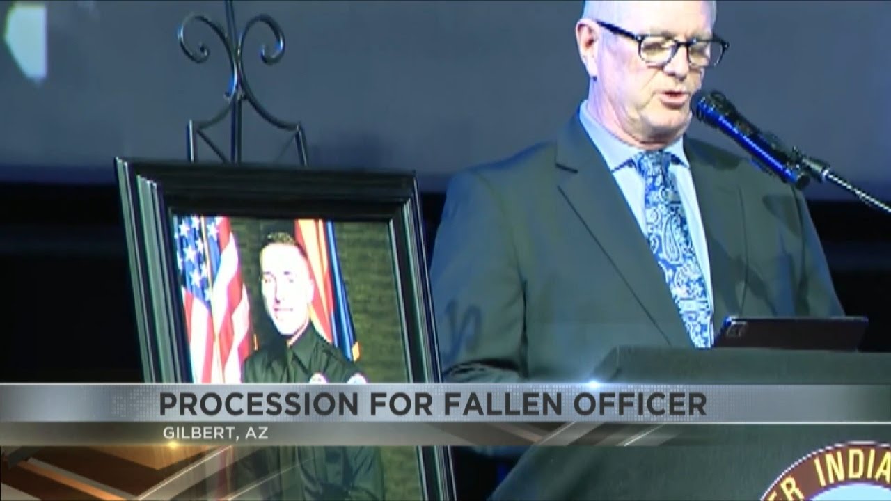 Hundreds gather to remember fallen Gila River police officer Joshua ...