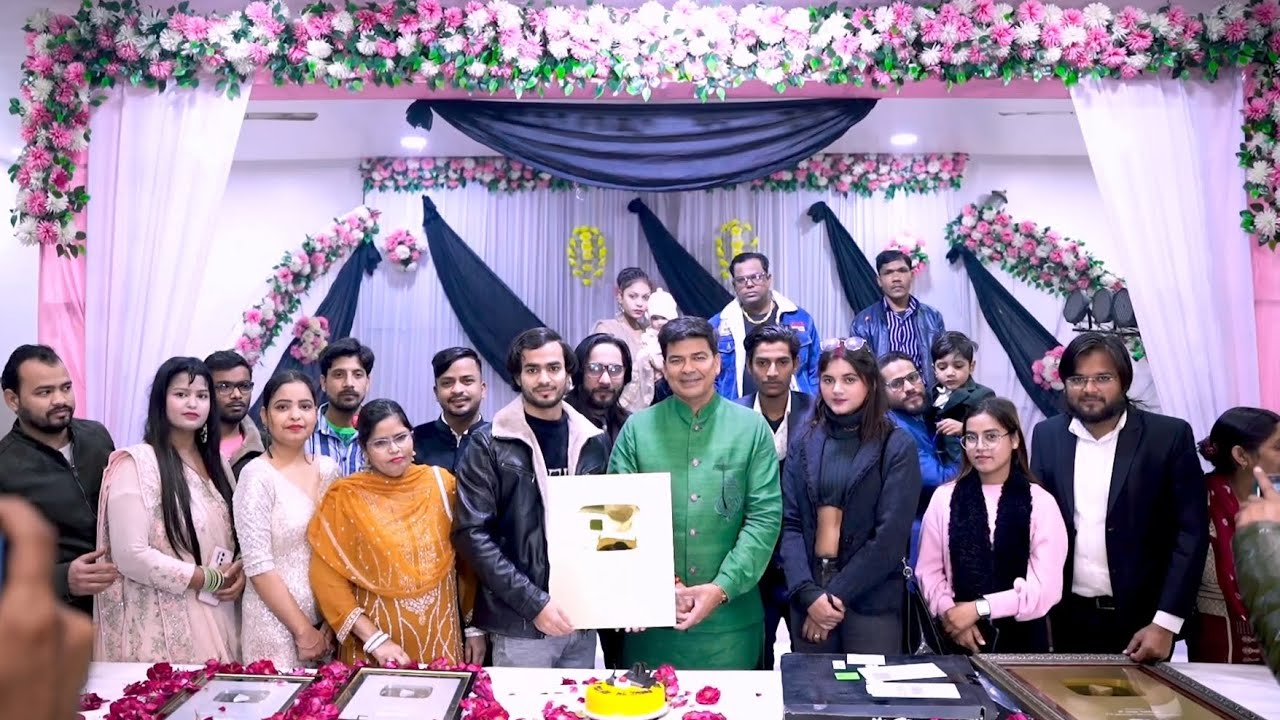 😂Golden Play Button celebration/Dr.Umesh Gautam 🥰Mayor of Bareilly#insprition #motivation - YouTube