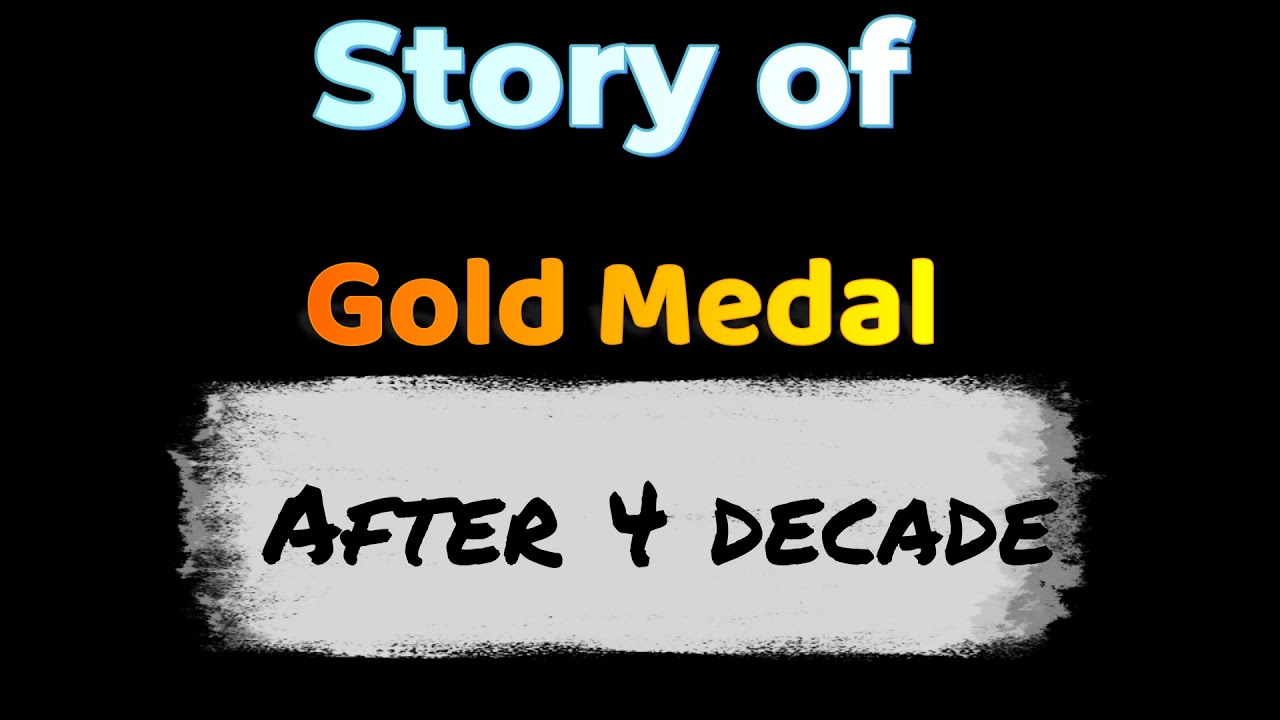 The story of winning gold medal after 4 decades. /Pakistan won gold ...
