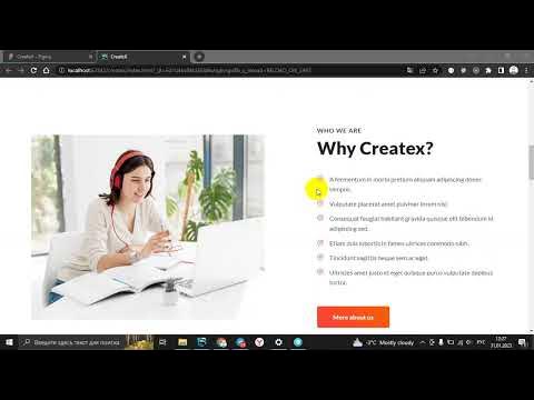 HTML/CSS - Создание проекта CreateX ч.3.2 - YouTube
