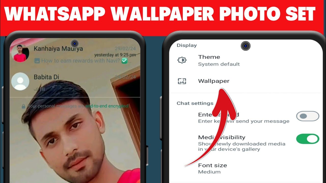 Whatsapp Wallpaper Home Screen | How To Change Whatsapp Home Screen ...