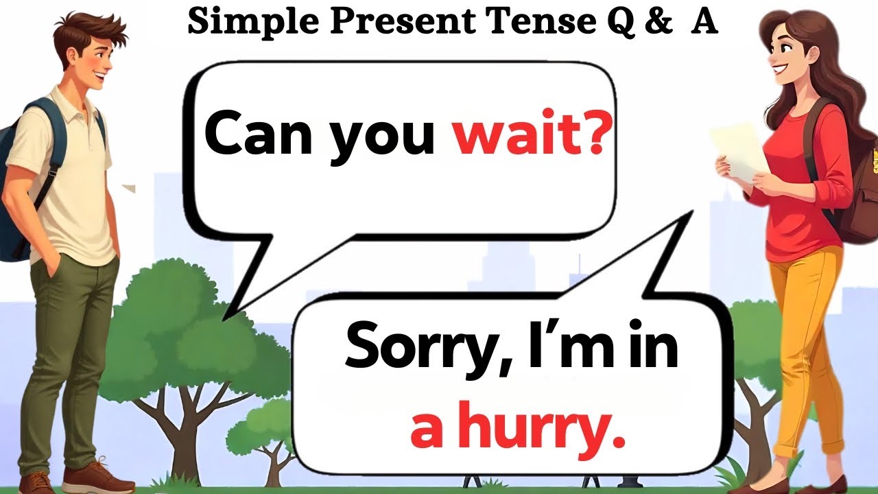 English Speaking Practice For Beginners | Simple Present Tense Practice ...