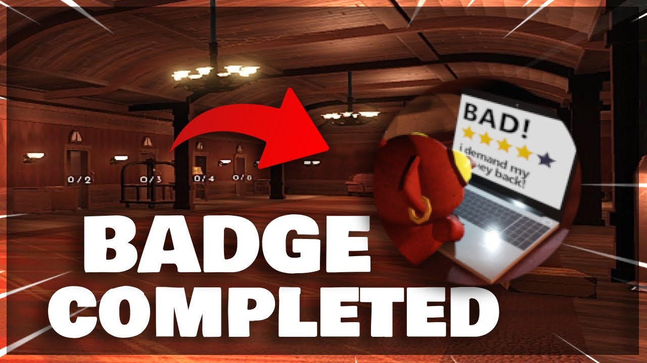 How to get the “not five stars” badge in Doors - YouTube