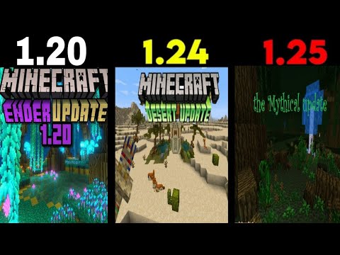 Minecraft all upcoming updates in future 1.20,1.21,1.22 - YouTube