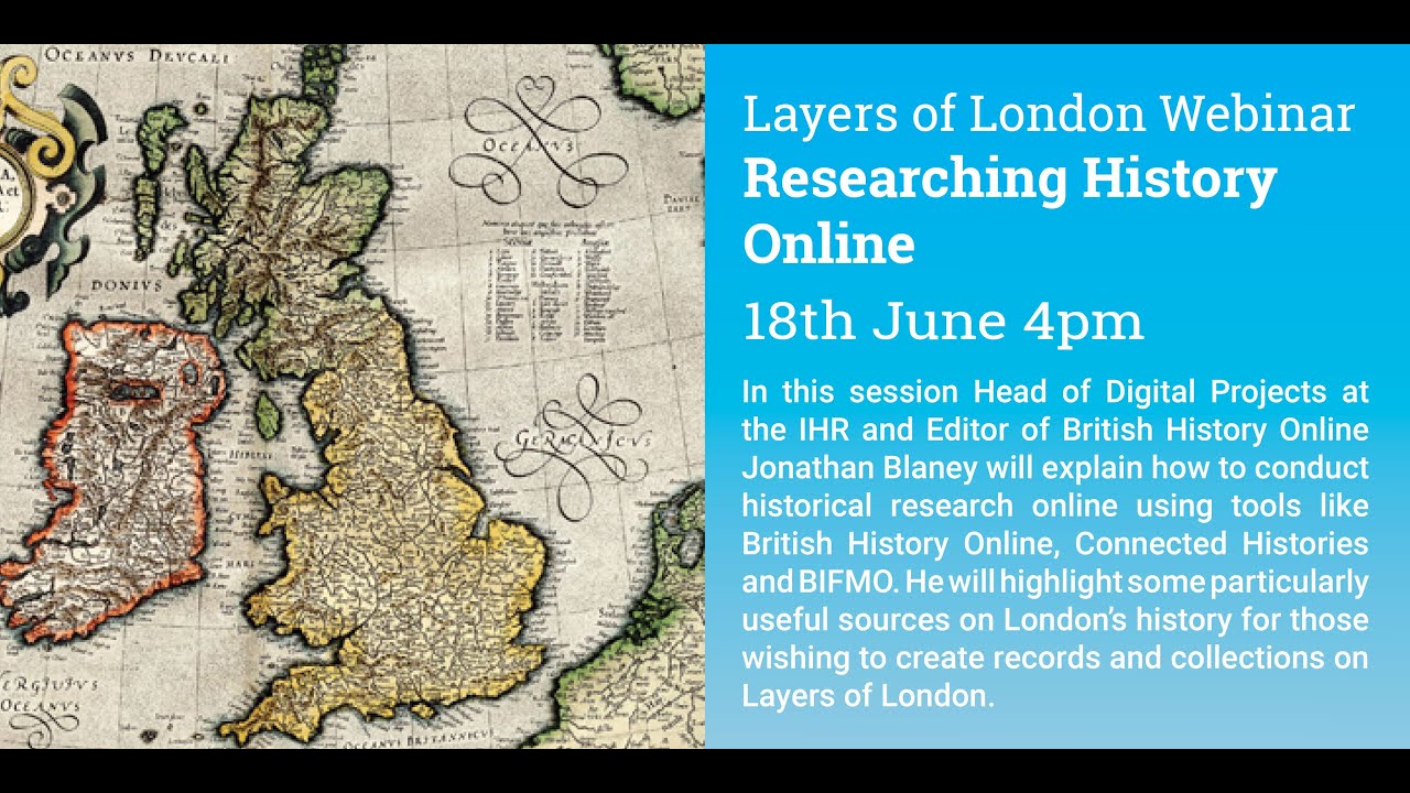 Layers of London Webinar: Researching History Online - YouTube