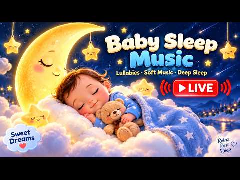 Baby Sleep Music 🌙 1 Hour Lullabies for Babies | Deep Sleep Music, Bedtime Lullaby & Relaxing